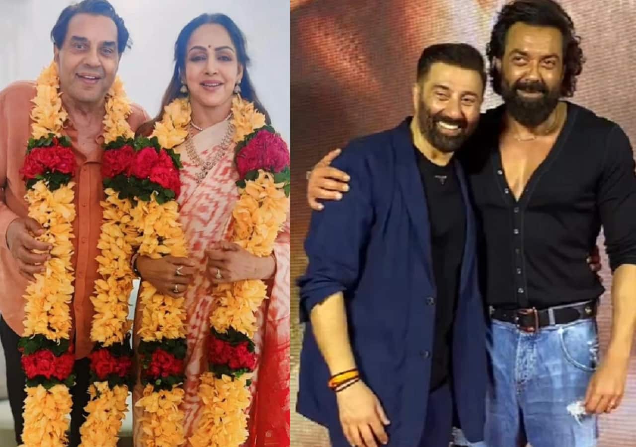 Dharmendra and Hema Malini get married again after 44 years; Sunny Deol, Bobby Deol skip the ...