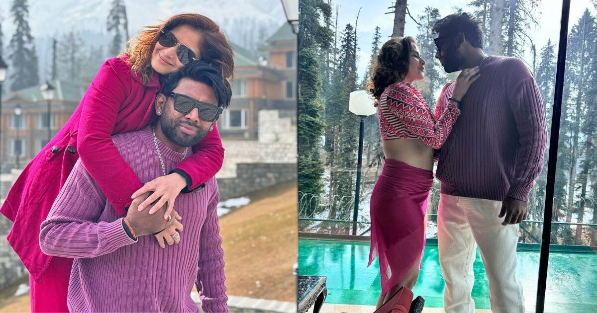 Arti Singh and Dipak Chauhan romantic photos during honeymoon : आरती ...