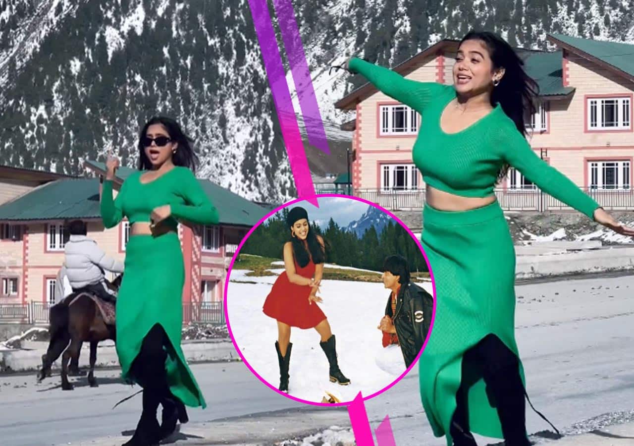 Manisha Rani recreates Kajol’s DDLJ scene on her Kashmir vacation ...