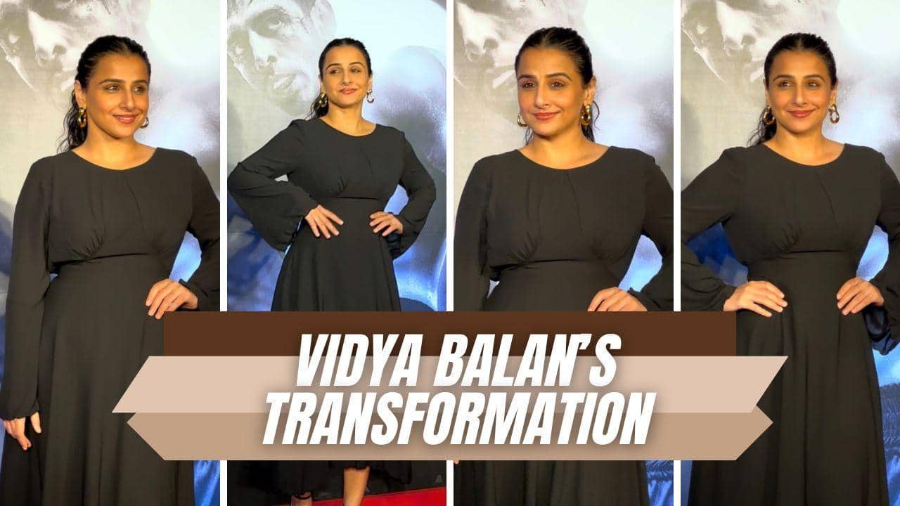 Vidya Balan's amazing transformation turns heads at Chandu Champion ...