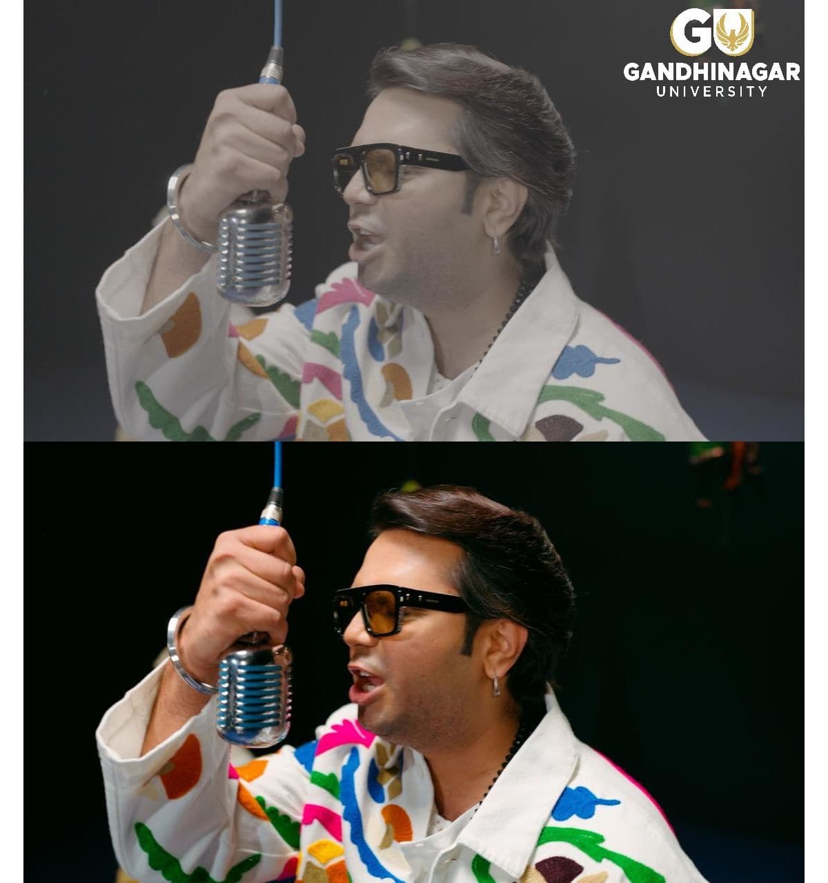 RJ Rockyboy Brings Gandhinagar University's Spirit to Life with rhythm ...
