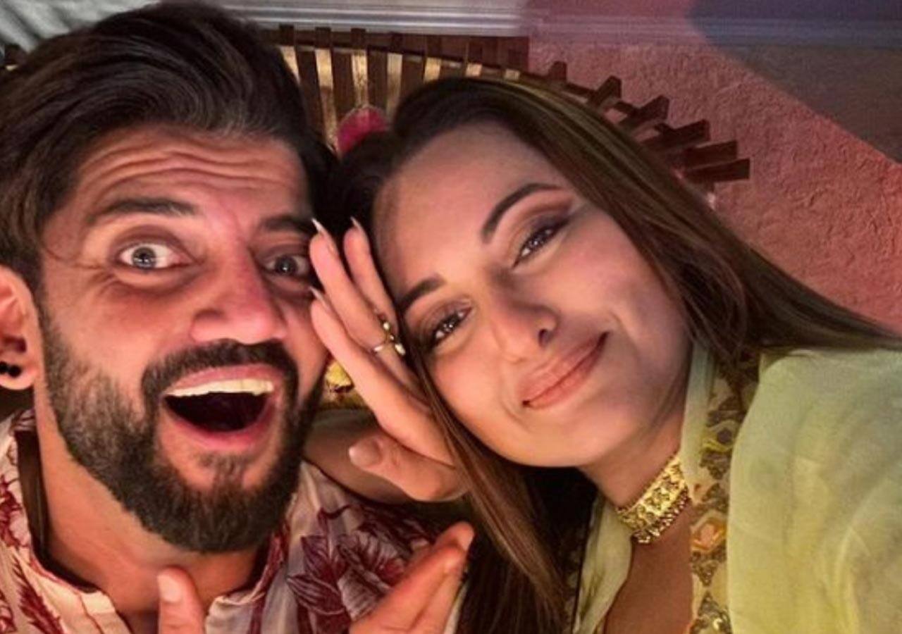 Sonakshi Sinha and Zaheer Iqbal wedding: FIRST look from mehendi ...