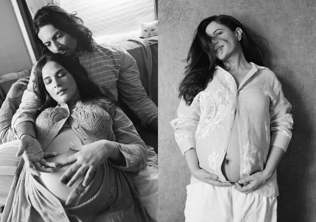 Richa Chadha posts pictures of her beautiful baby bump in full bloom ...