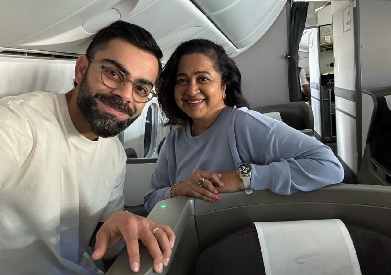 Virat Kohli meets South Indian actress Radikaa Sarathkumar, duo's ...