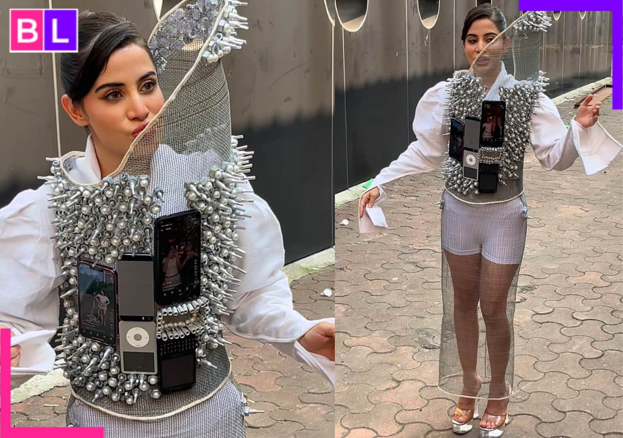 Urfi Javed Again Trolled For Her Weird Outfit Made Of Steel Wire See ...