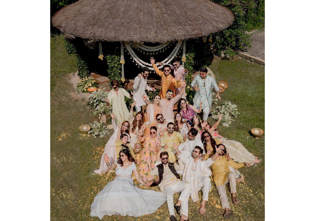 Surbhi Jyoti ties the knot with Sumit Suri, Mouni Roy, Arjit Taneja ...