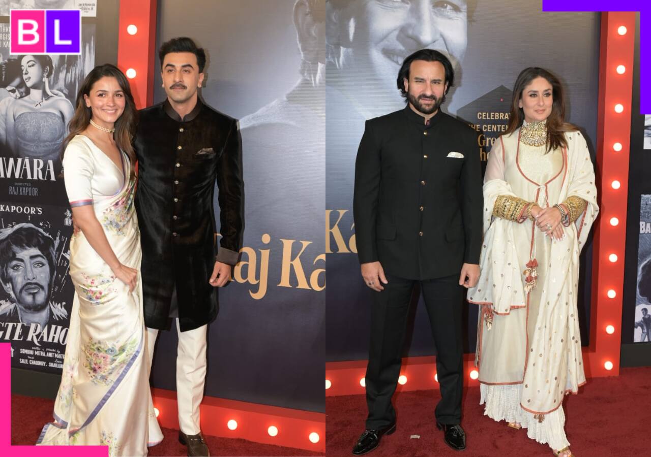 Kapoor family and other bollywood stars attend Raj Kapoor Birth ...