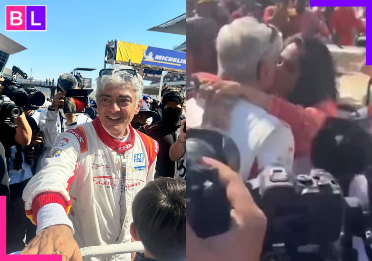 Ajith Kumar win Dubai 24H race and liplock with her wife : अजित कुमार ...