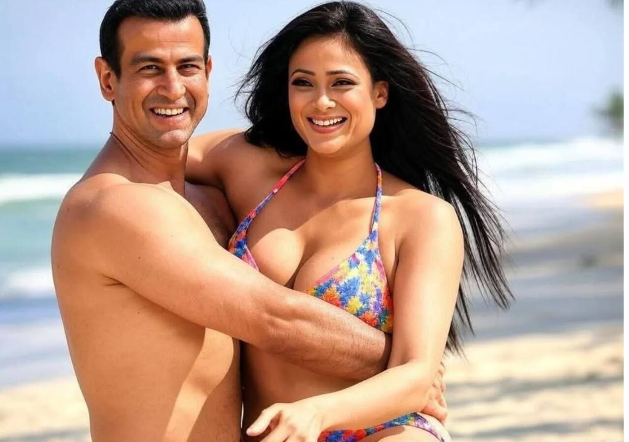 Shweta Tiwari In Bikini Enjoying With Ronit Roy On Beach AI Generated Photos Fooled Fans See ...