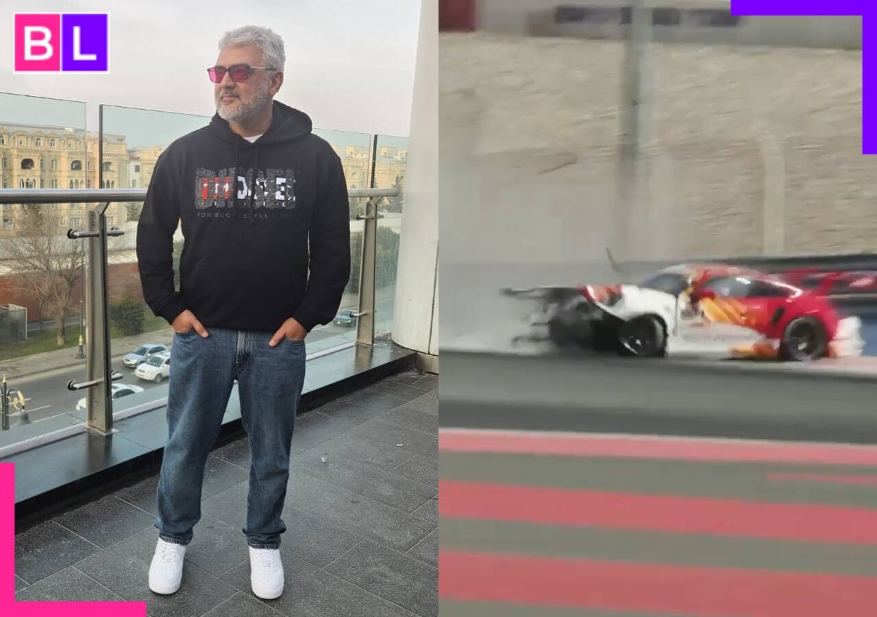 Ajith Kumar's high-speed car CRASH leaves fans shocked, concerned ...