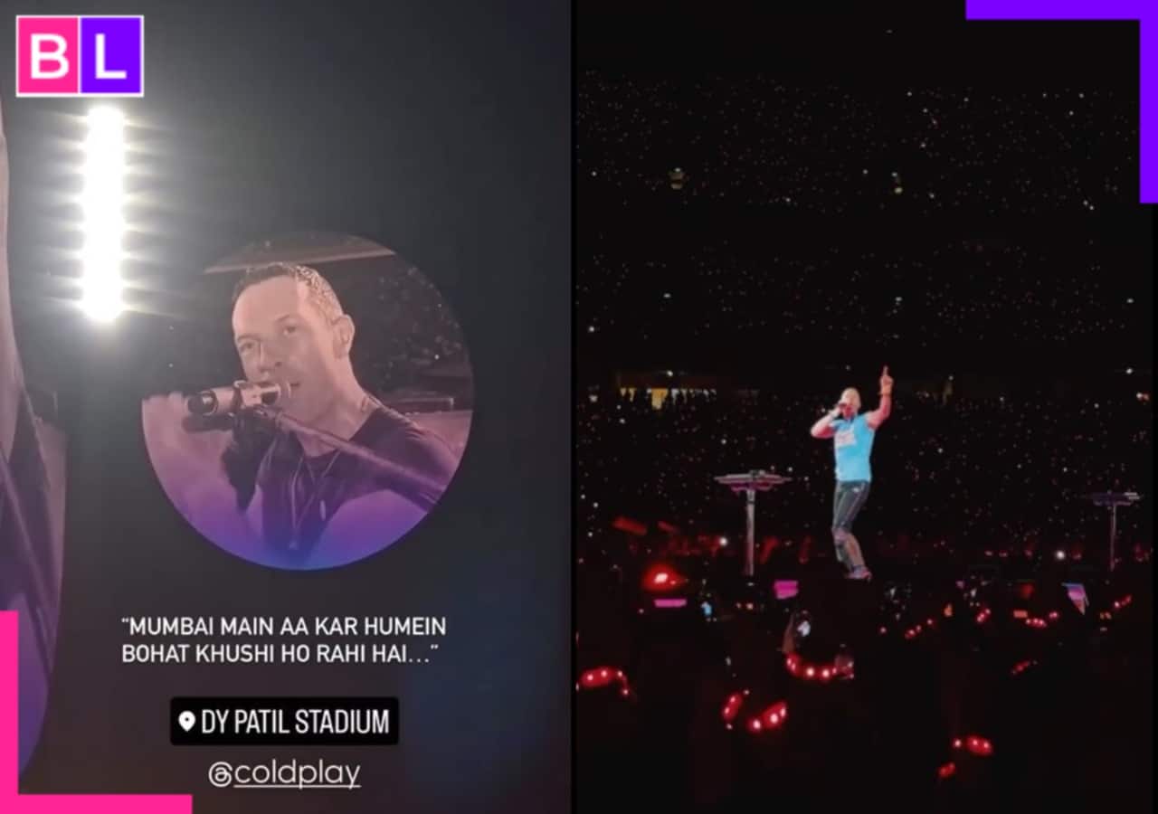 Coldplay's Chris Martin reads 'Jai Shri Ram' from fan's placard during ...