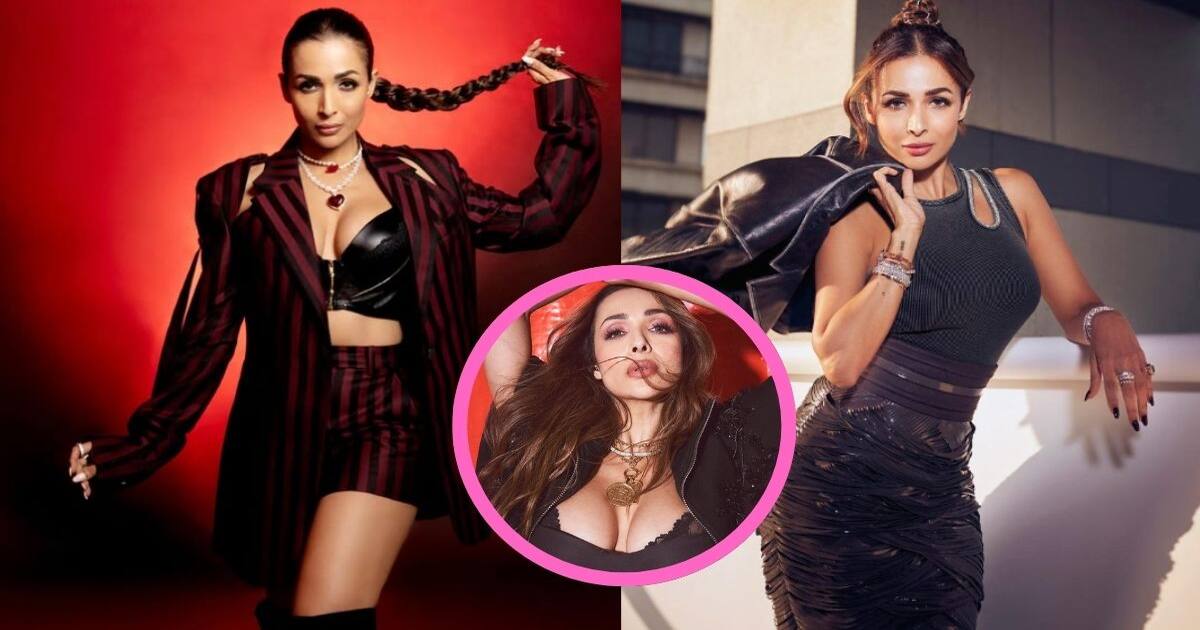 Malaika Arora Viral Photos In Black Outfit : Malaika Arora ने ब्लैक ड्रेस में बढ़ाया इंटरनेट का ...