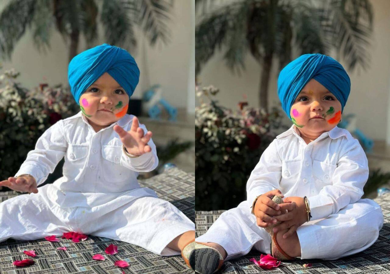 sidhu moose wala younger brother shubhdeep singh sidhu holi 2025 photos ...