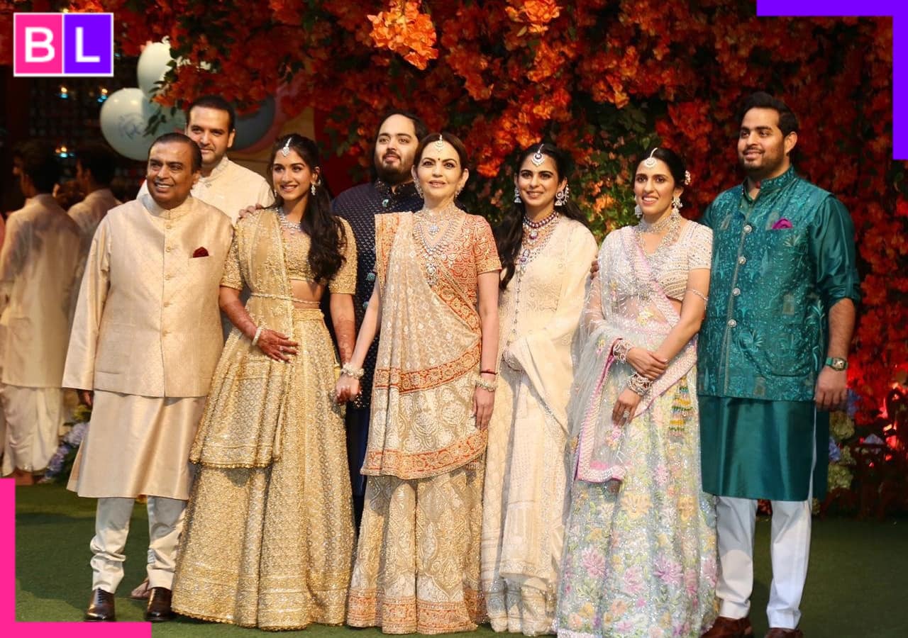 Radhika Merchant and Anant Ambani join Mukesh Ambani, Nita Ambani, Isha ...