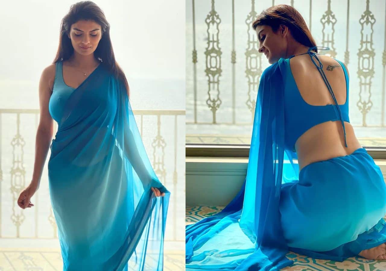 Anveshi Jain turns up the heat in bold and sizzling saree looks, fans ...