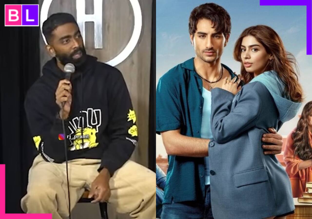 stand-up comedian pranit more jokes about ibrahim ali khan and khushi kapoor acting in ...
