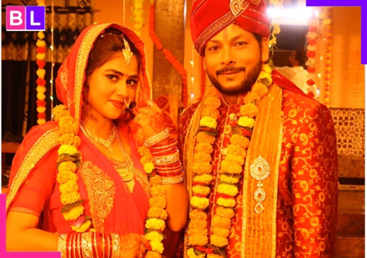 Bhojpuri cinema Krishna Kumar and Aparna Malik wedding photos goes ...