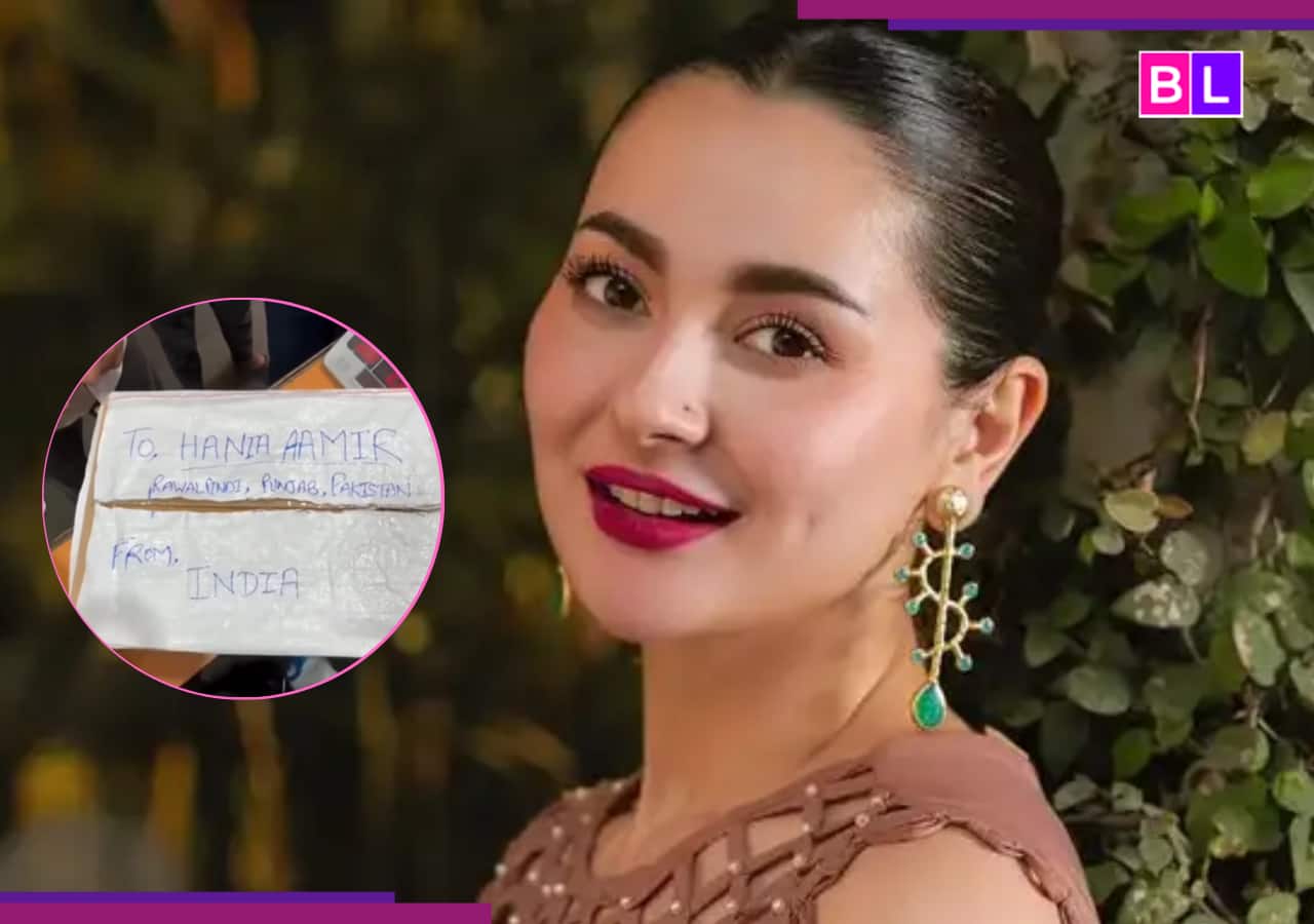 Days After Pahalgam Terror Attack Indian Fan Sent water bottles to Pak Actress hania aamir ...