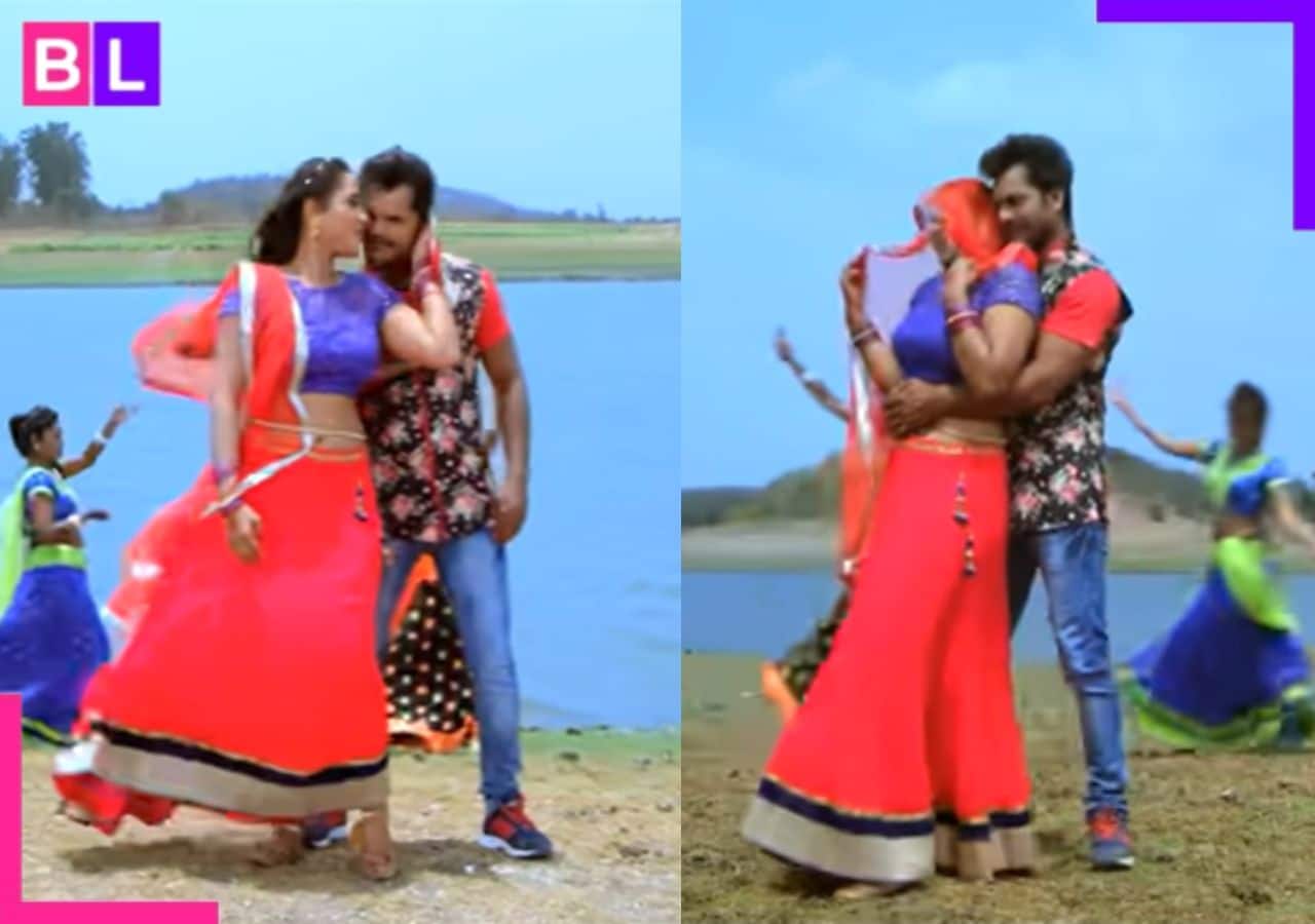Bhojpuri Song Khesari Lal Yadav Kajal Raghwani Balmua Ho Tohra Se Pyar Ho Gayil song goes viral ...