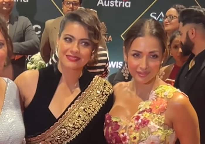 Kajol's GENUINE reaction as she hugs Malaika Arora at an event leaves ...