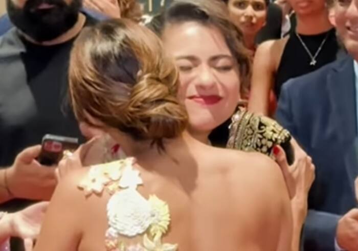 Kajol's GENUINE reaction as she hugs Malaika Arora at an event leaves ...