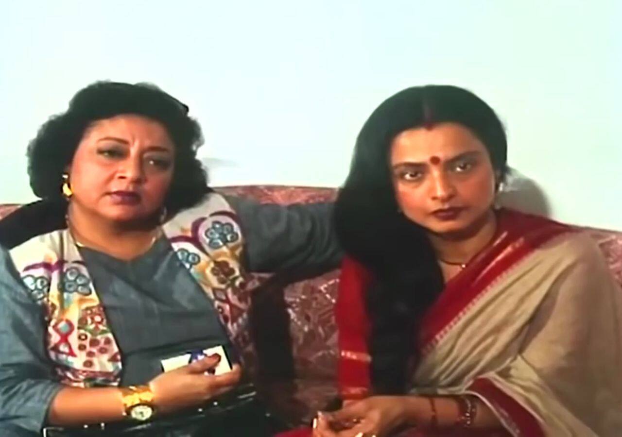 Rekha allegedly lost control while shooting an intimate scene with THIS actor four year older ...