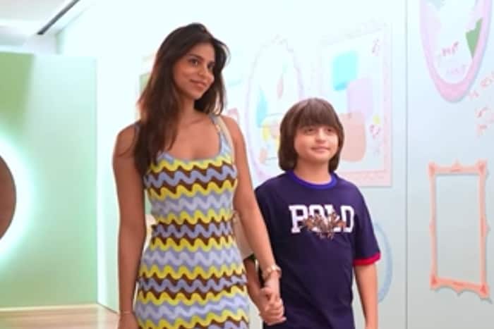 Suhana Khan looks adorable as she accompanies AbRam Khan for his 12th ...