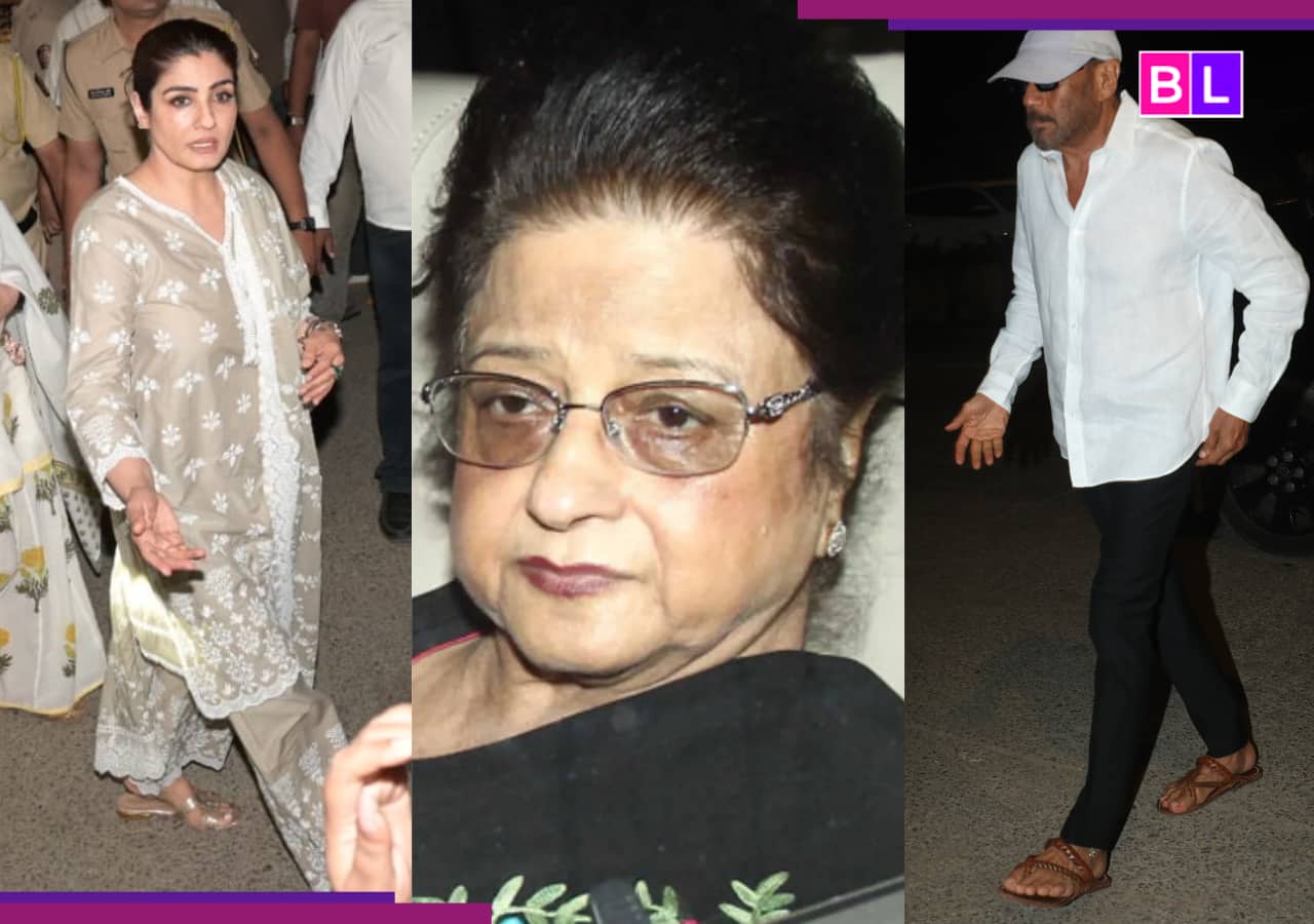 Bollywood stars pays tibute to Anil Kapoor mother Nirmal Kapoor : रवीना ...