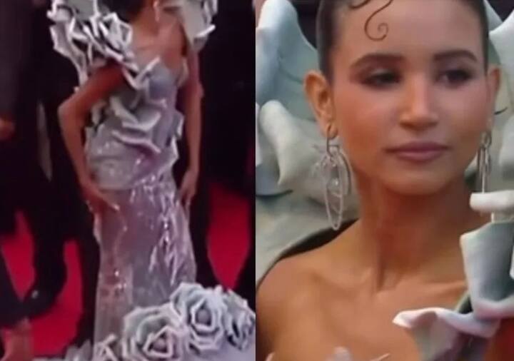 Cannes 2025: Nancy Tyagi stuns in self-designed gown