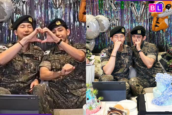 BTS members RM and V's post-discharge live crashes with Jin; J-Hope ...