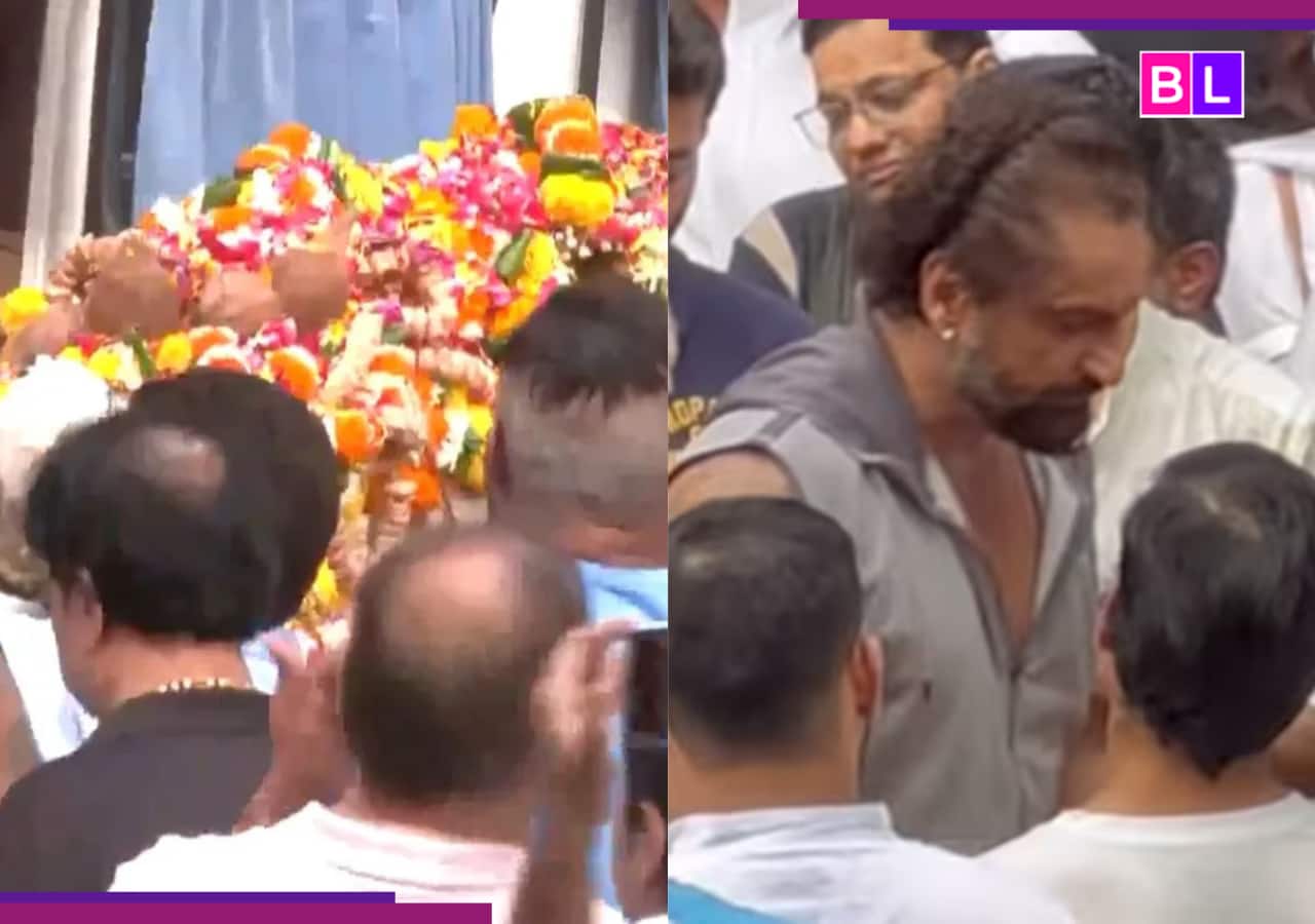 Shefali Jariwala's funeral: Husband Parag Tyagi performed wife's last ...