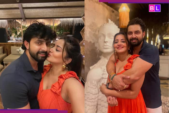 Monalisa celebrate husband Vikrant Singh Rajput birthday : मोनालिसा ने ...
