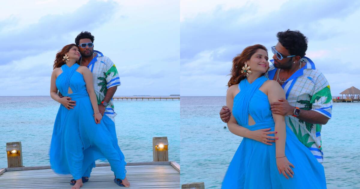 Aarti Singh and husband Deepak Chauhan romantic photos : आरती सिंह की ...