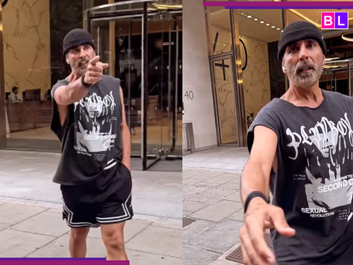 Akshay Kumar loses cool at fan filming him in London, does THIS ...