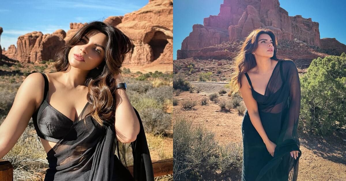 Shama Sikander flaunts figure in saree, Bold photoshoot goes viral : शमा सिकंदर ने साड़ी पहन ...
