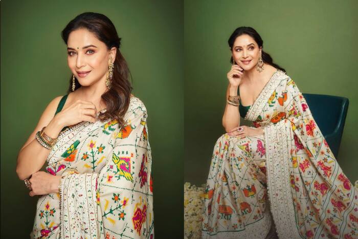 Ganesh Chaturthi 2025: Madhuri Dixit’s TOP 8 saree looks that prove she ...