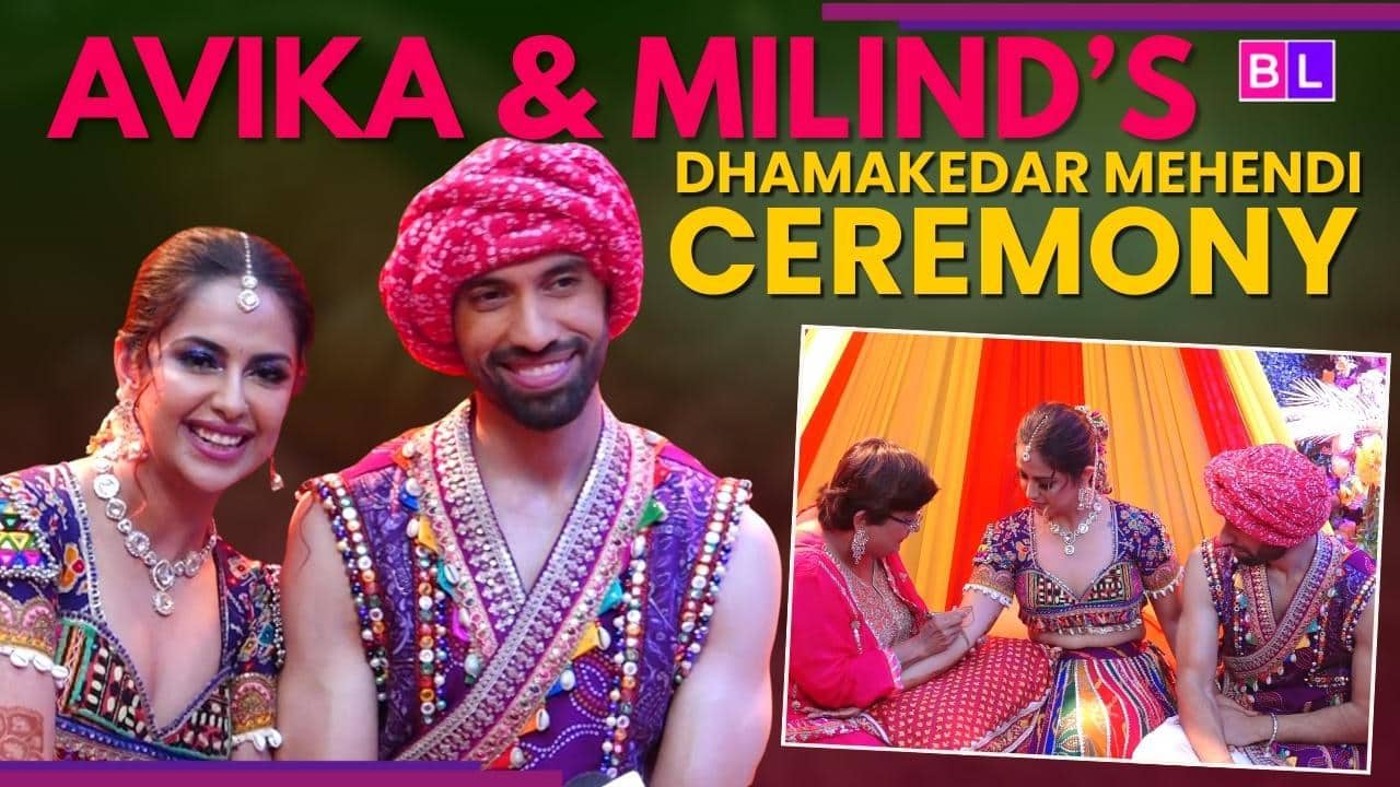 Avika Gor-Milind Chandwani Wedding: Inside visuals of couple's mehendi ...