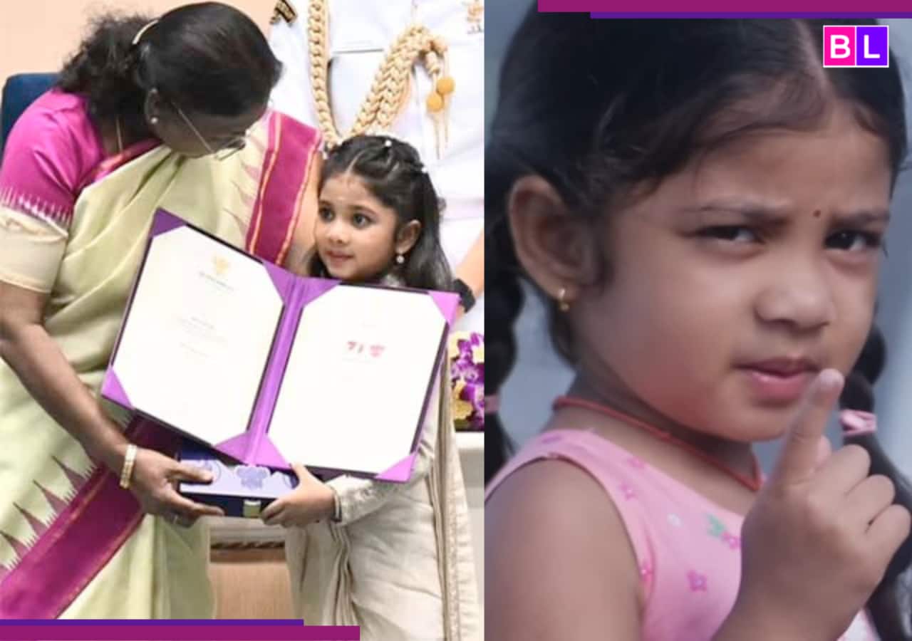 नन्ही सी बच्ची को अवॉर्ड मिलते ही तालियों से गूंज उठा विज्ञान भवन, कौन ...