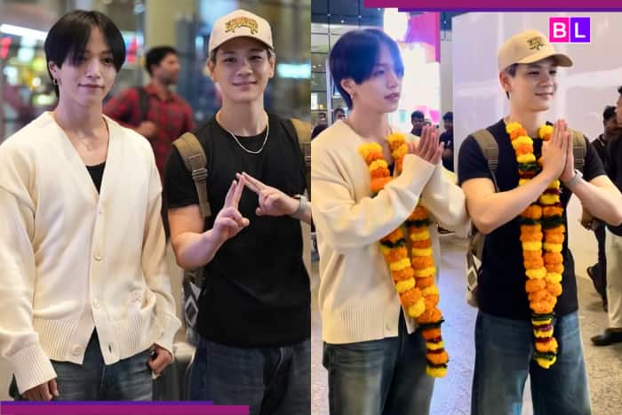 JO1’s Mame and Shosei arrive In Mumbai for the first time and greet ...