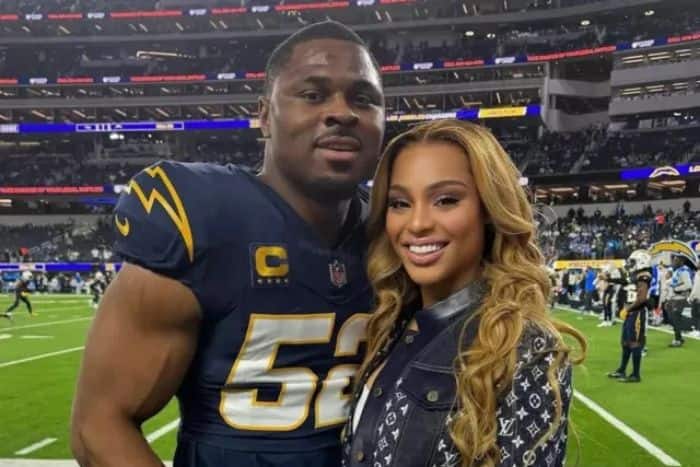 Who is Brianna Perry? Chargers' Khalil Mack's wife and rapper appeared ...