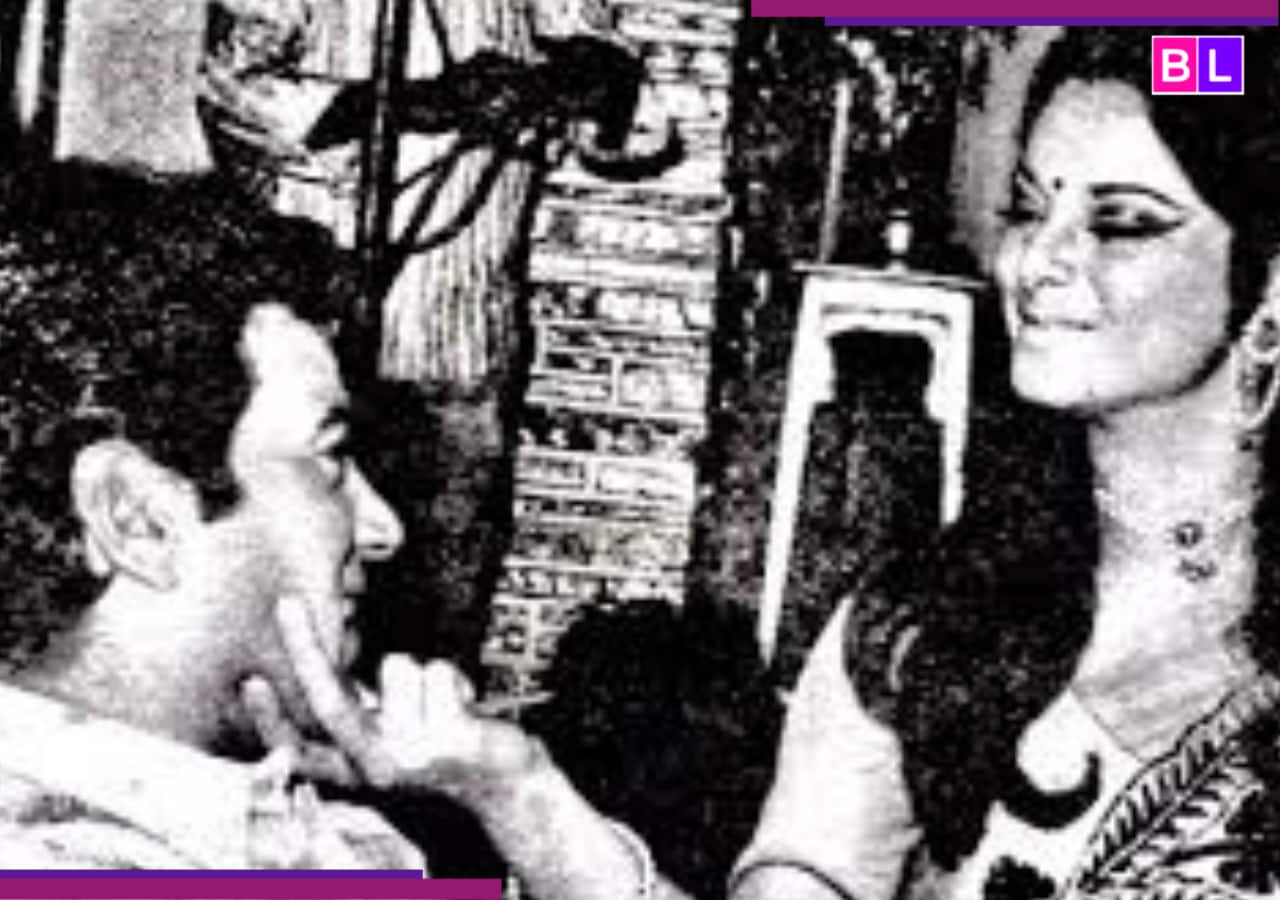 Dharmendra's RARE throwback photo with THIS actress touching his cheek ...