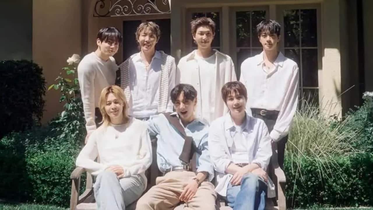 BTS REUNITES for first OT7 family portrait in 4 years as FESTA 2026 begins