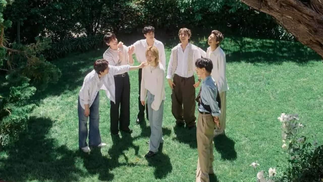 BTS REUNITES for first OT7 family portrait in 4 years as FESTA 2026 begins