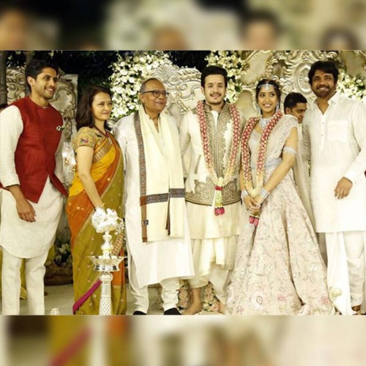 PHOTOS: Nagarujna’s son Akhil Akkineni gets engaged to lady love Shriya Bhupal in Hyderabad ...