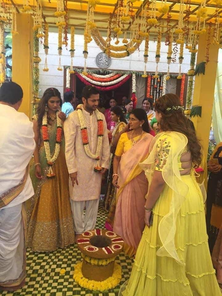 Tollywood star Nithiin gets engaged to longtime sweetheart Shalini in a ...