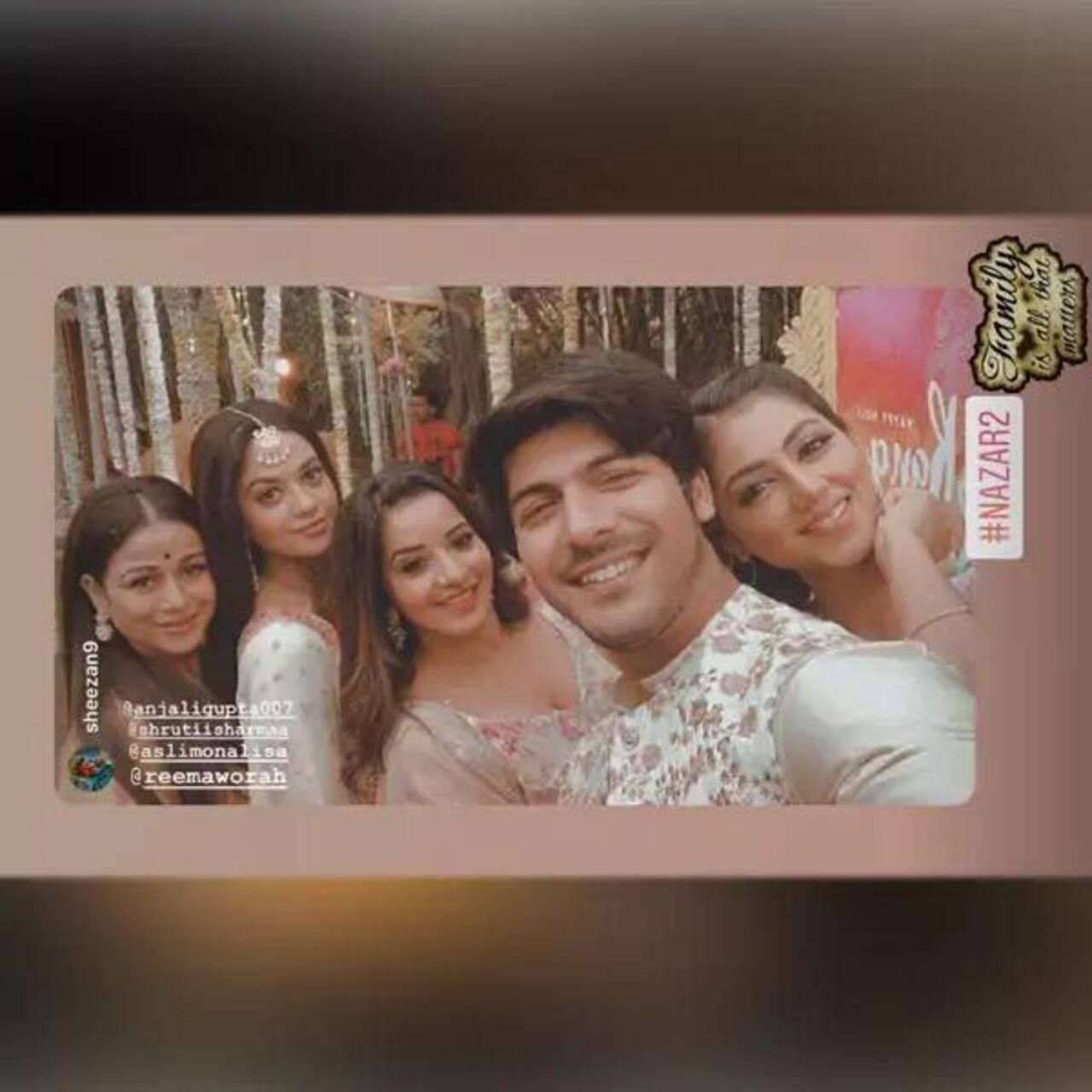Holi 2020: Monalisa has a blasts on the set of Nazar 2 as she ...