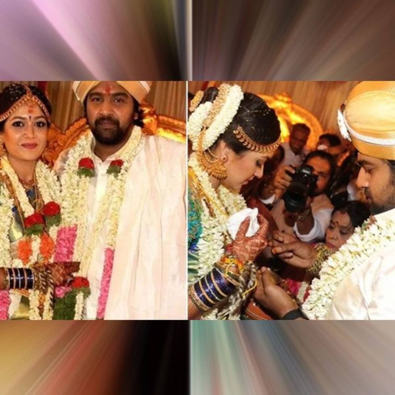 RIP Chiranjeevi Sarja: Wedding pics of the late actor with wife Meghana ...