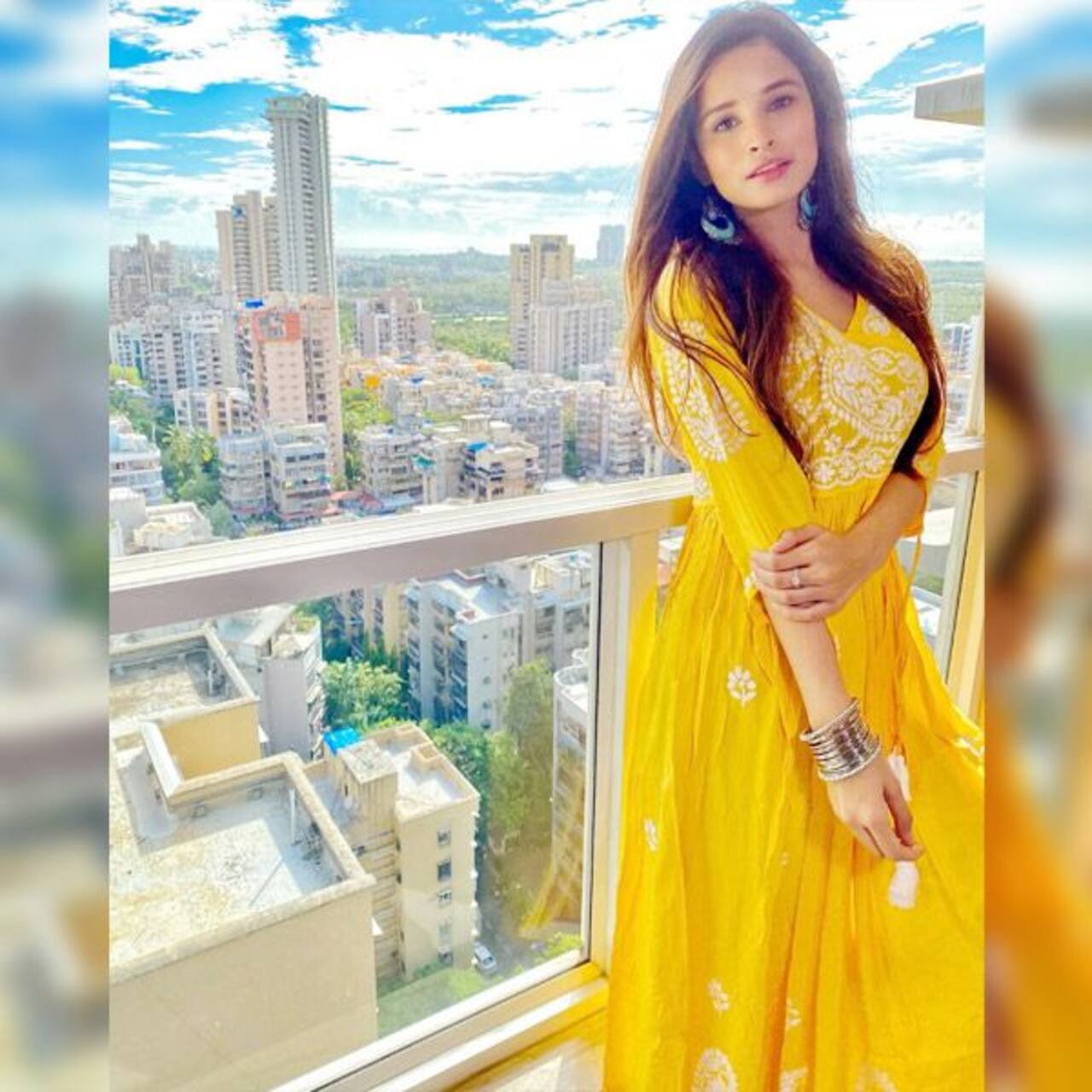 Chetna Pande is a ray of sunshine in her gorgeous yellow chikankari suit