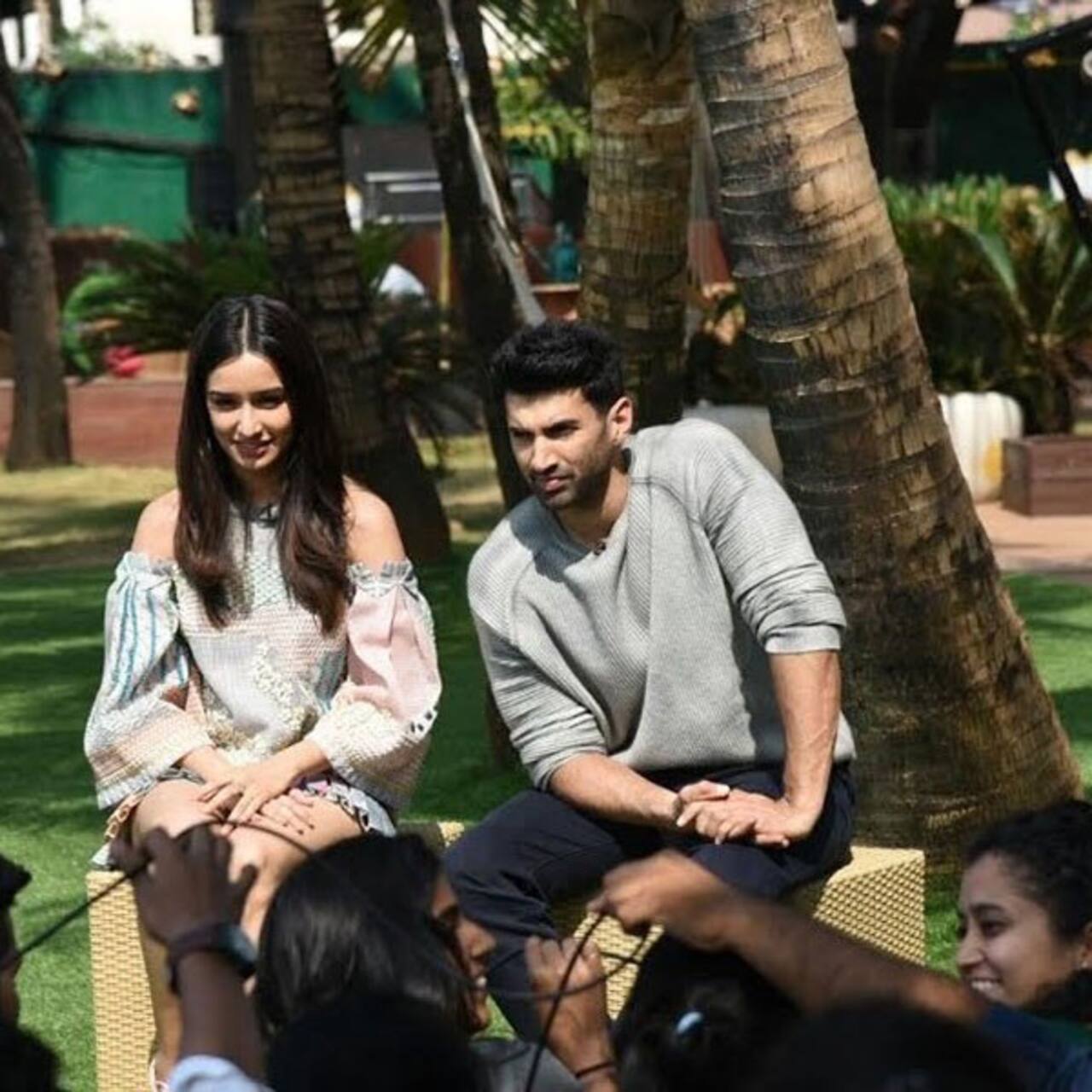Shraddha Kappor and Aditya Roy Kapur can't take their eyes off each other during Ok Jaanu promotions