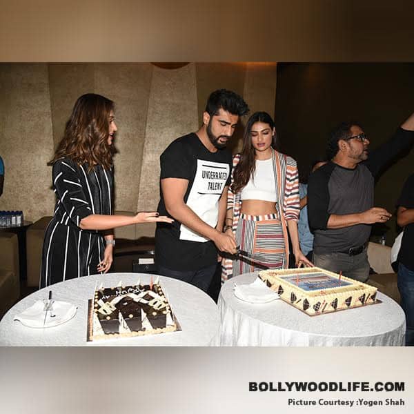 Arjun Kapoor rings in his birthday early with Mubarakan co-stars Ileana ...